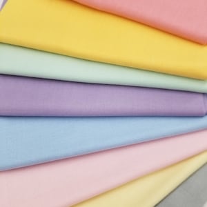 Pretty Pastel Fat Quarters Fabric Bundle of 8 Assorted Solid Cottons - Etsy