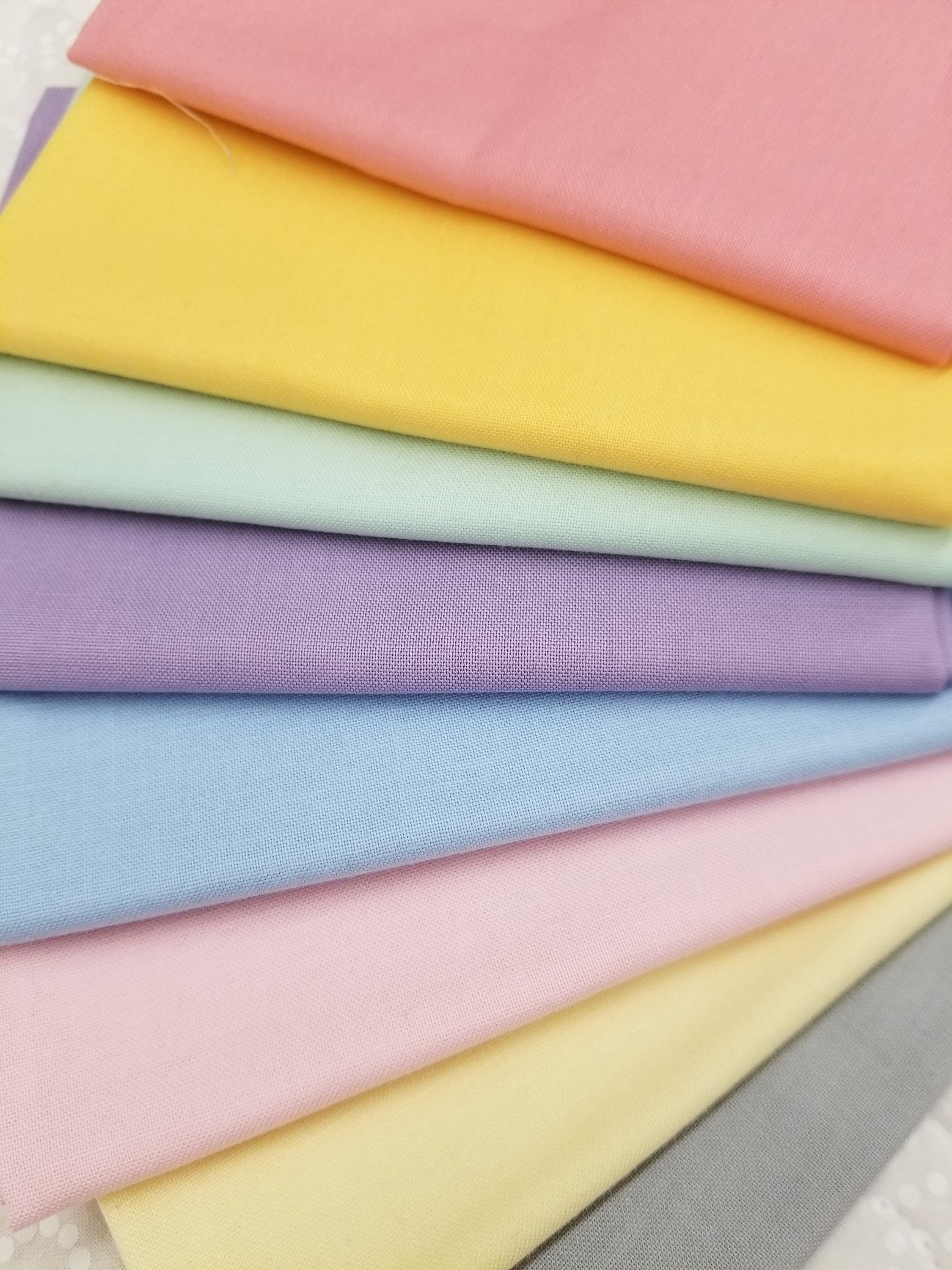 Solid Pastel Fabric