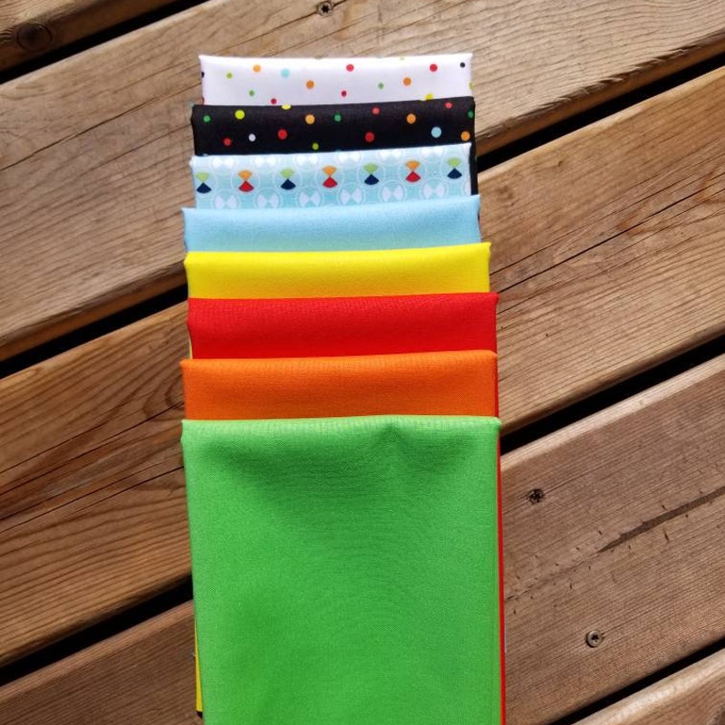 Primary Color Fabric - Etsy