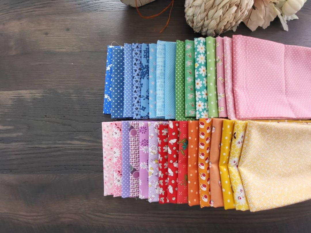 Reproduction Fat Quarters Fabric Bundle: 30 Assorted Cotton Prints - Etsy