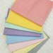 Pretty Pastel Fat Quarters Fabric Bundle of 8 Assorted Solid Cottons - Etsy