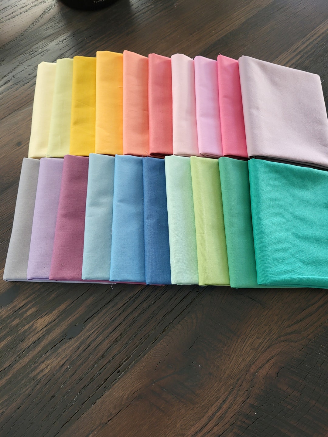 76. an Array of Color Fat Quarters Fabric Bundle. Quality Cotton. 20 ...