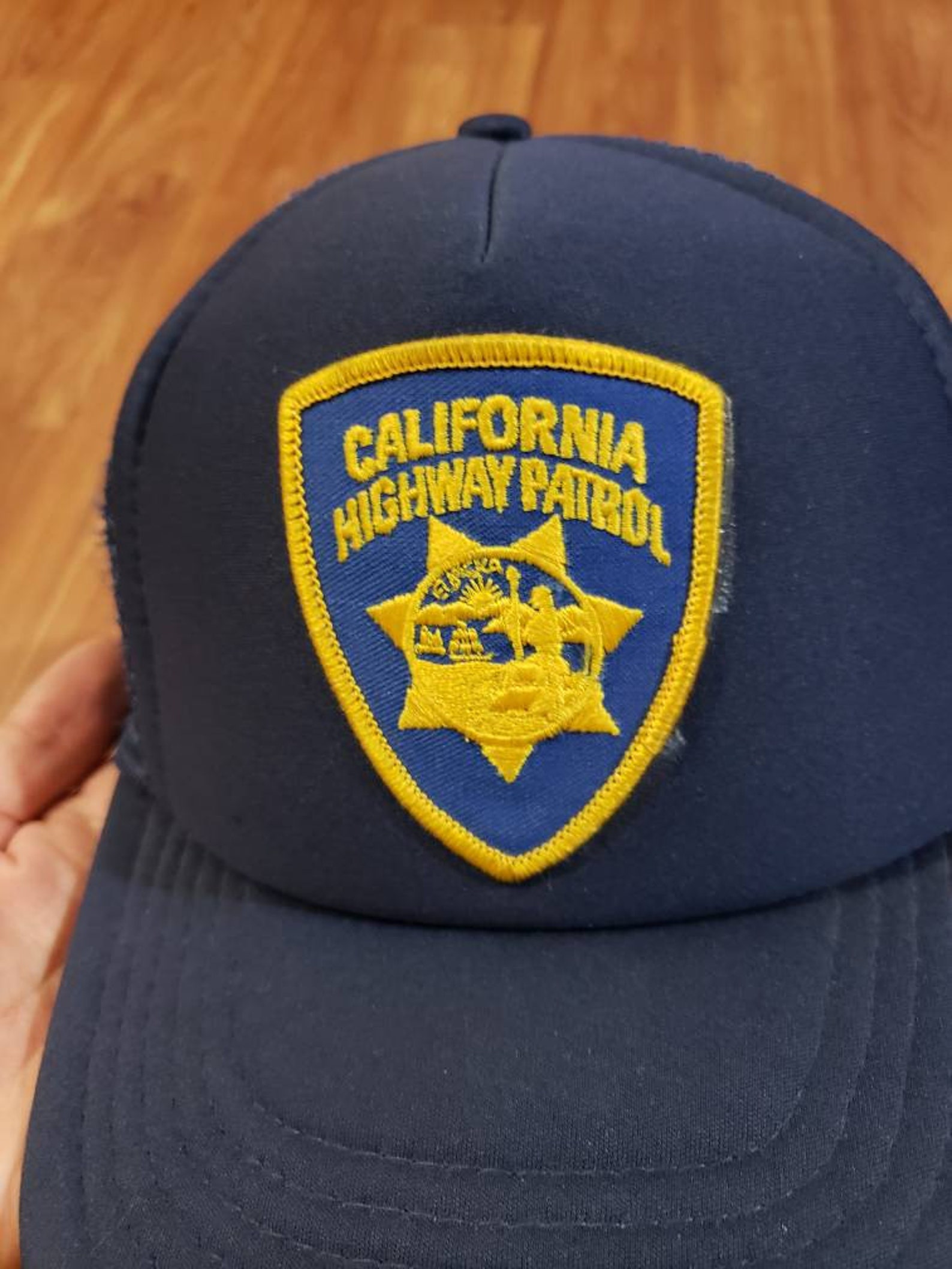 Vintage California Highway Patrol 1980's Blue and Gold - Etsy