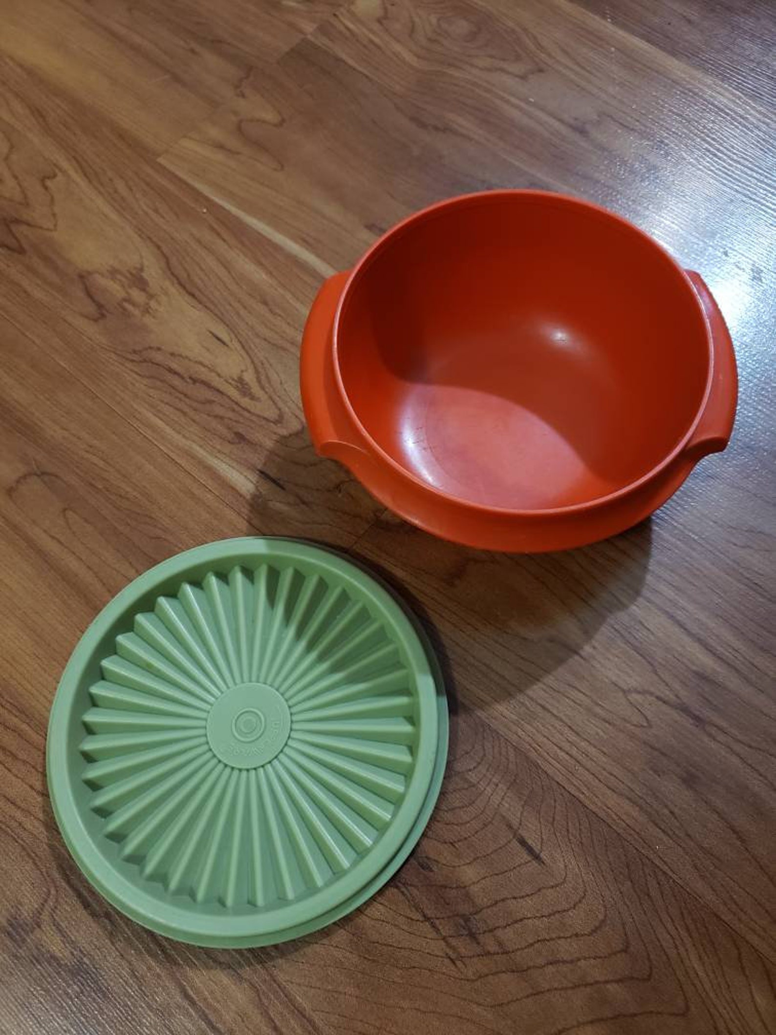 Vintage 1980's Tupperware Orange Small Bowl 1323 12 - Etsy