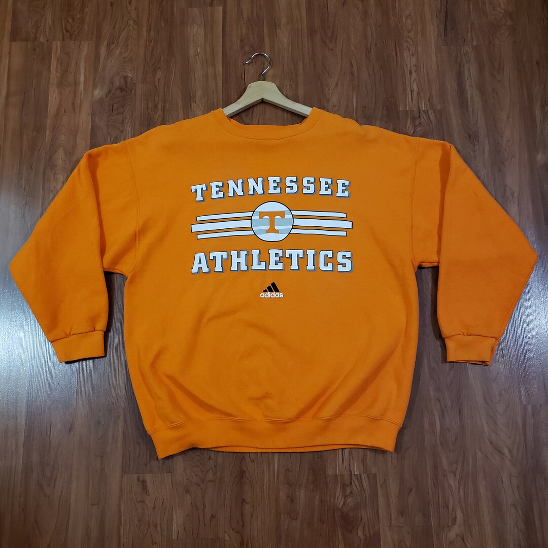 Vintage Tennessee UT 1990s Adidas Big Orange Sweater Adult Size Large ...