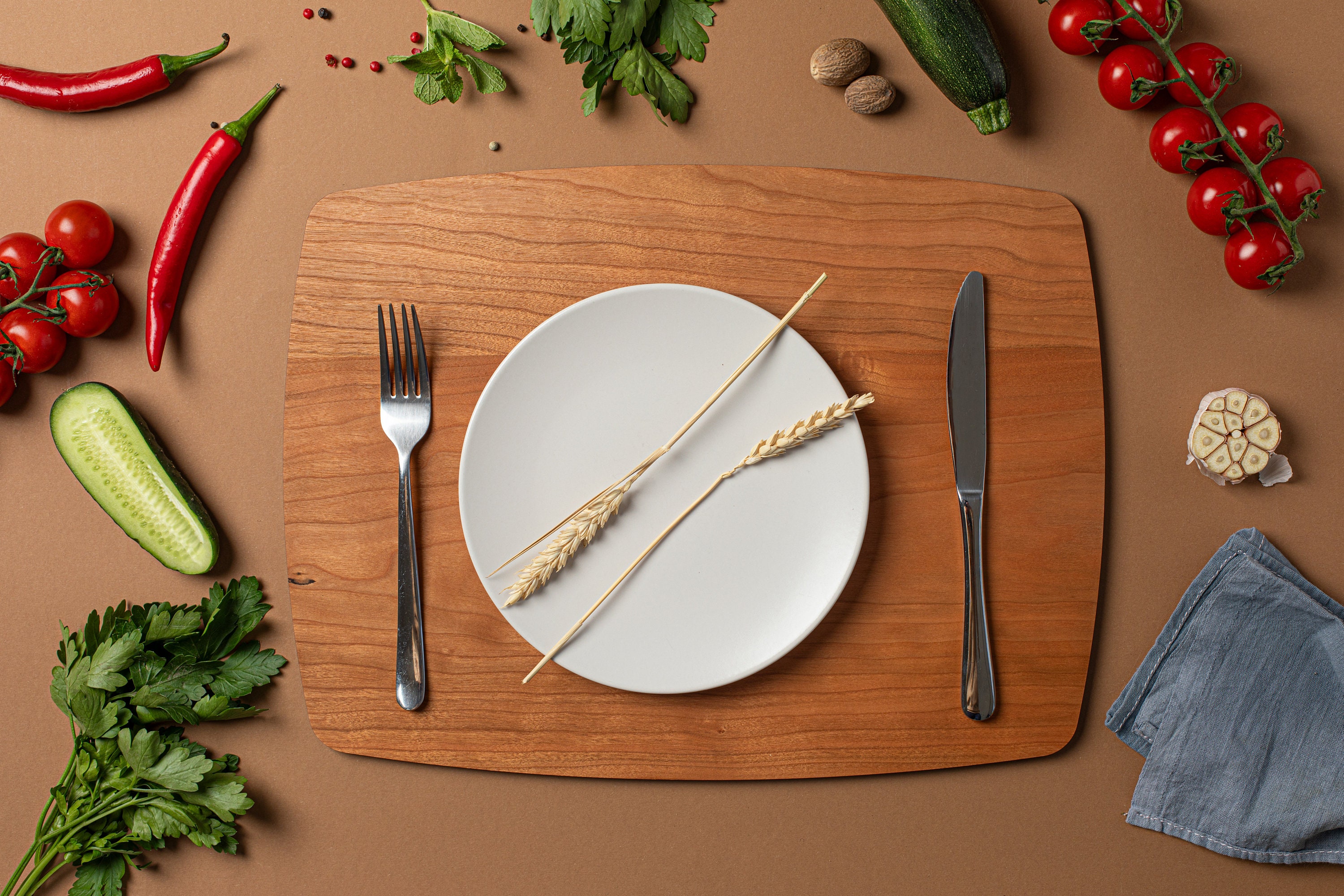 Ukrainian Ornament Wooden Placemats Set of 4, 6, 8 - Wood Table Mats ...
