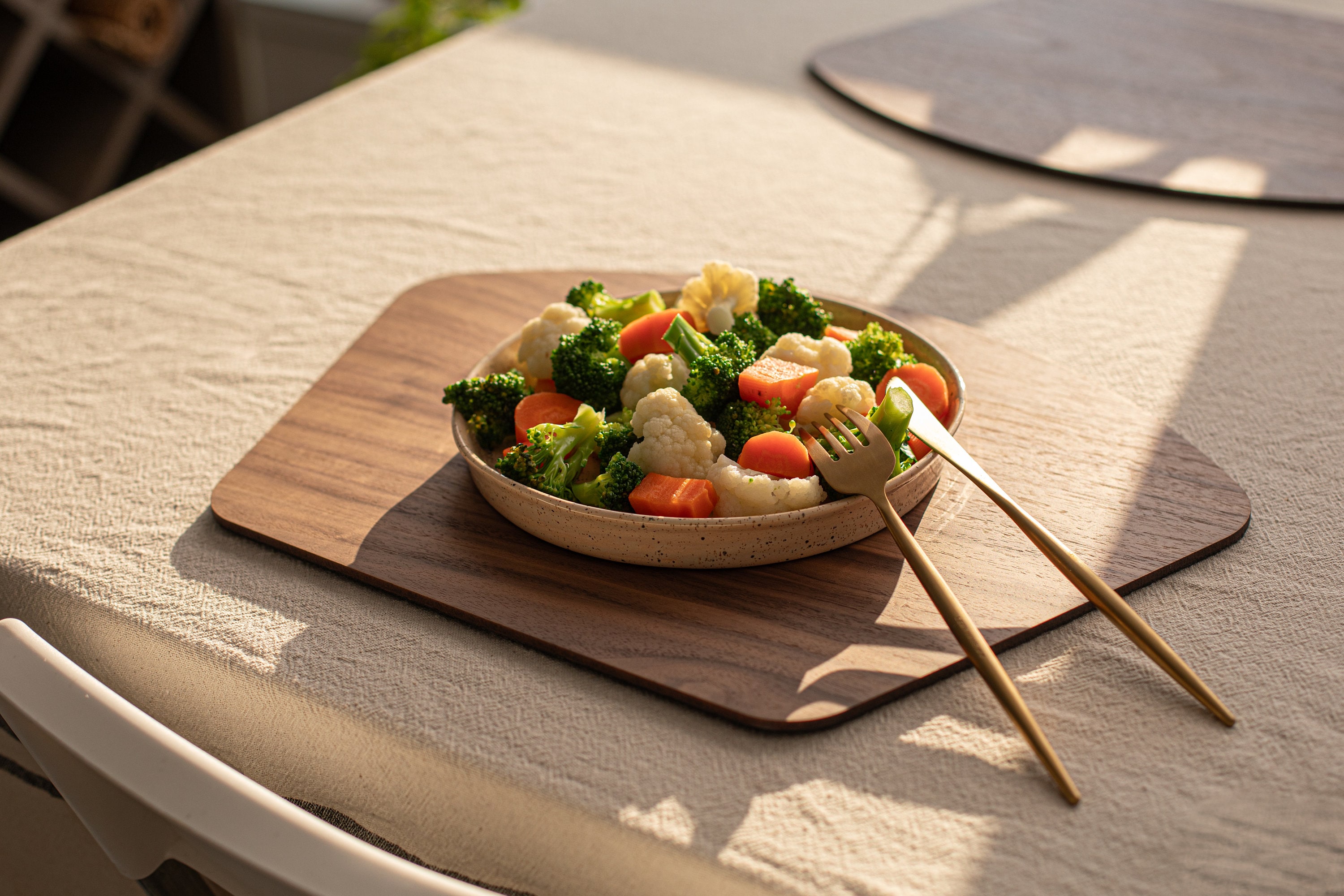 Wood Table Mats for Round Table, Set of 4, 6 Centerpiece, Personalized ...