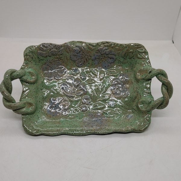 Handmade Pottery Tray - Etsy