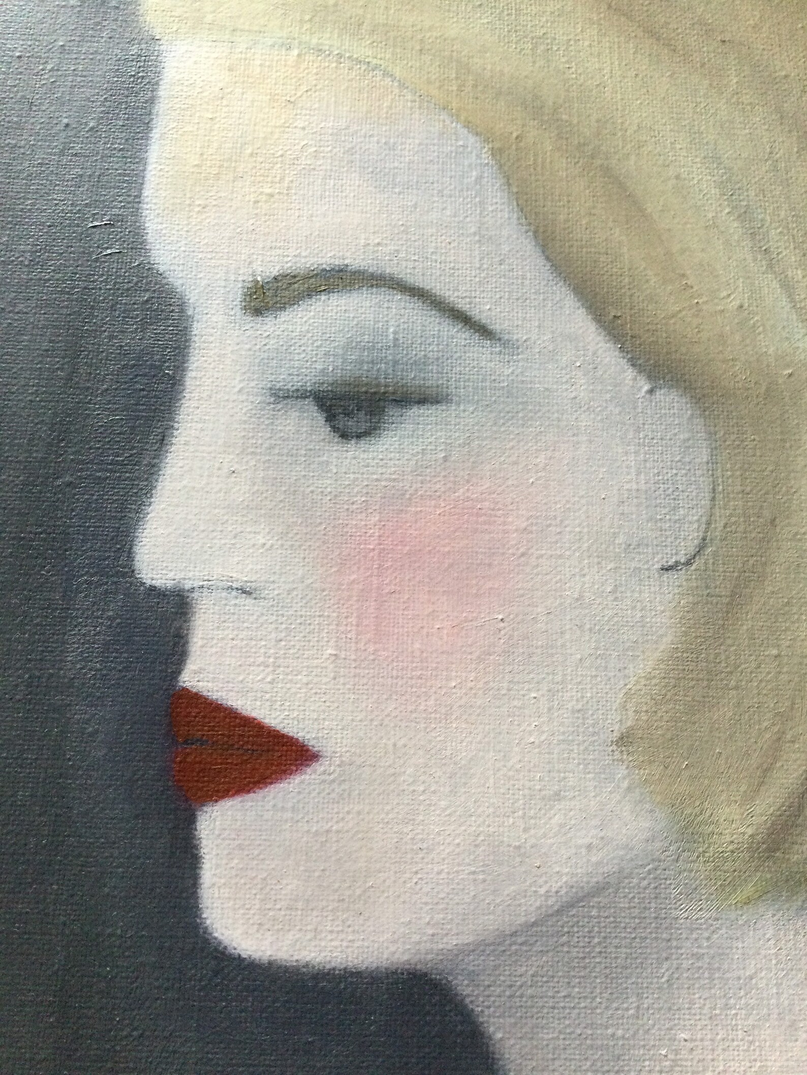 ORIGINAL PAINTING, Art, Oil on Canvas, Portrait, Handmade, 100% Made in ...