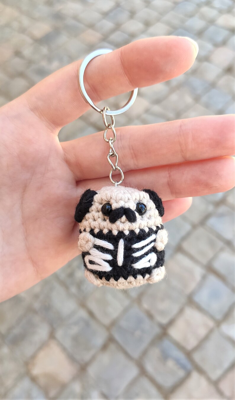 Skeleton Pug Crochet PATTERN Amigurumi Dog in Skeleton - Etsy