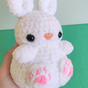 Sitting Bunny Plush Crochet PATTERN! Amigurumi Rabbit Plushie Toy - Etsy