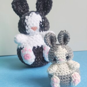 Sitting Bunny Plush Crochet PATTERN! Amigurumi Rabbit Plushie Toy - Etsy