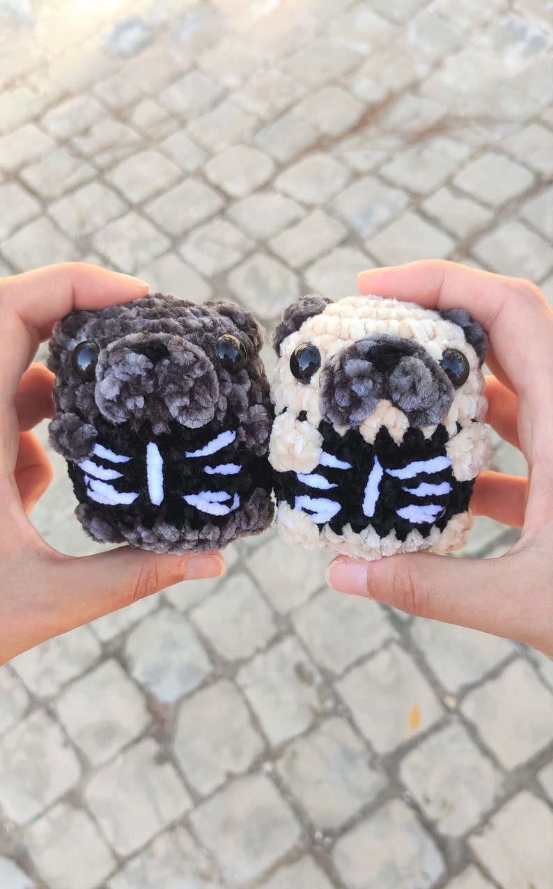 Skeleton Pug Crochet PATTERN Amigurumi Dog in Skeleton - Etsy