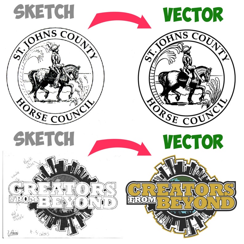 Vectorize Your Logo, Convert Logo, Vector Image. Perfect Result AI, EPS ...