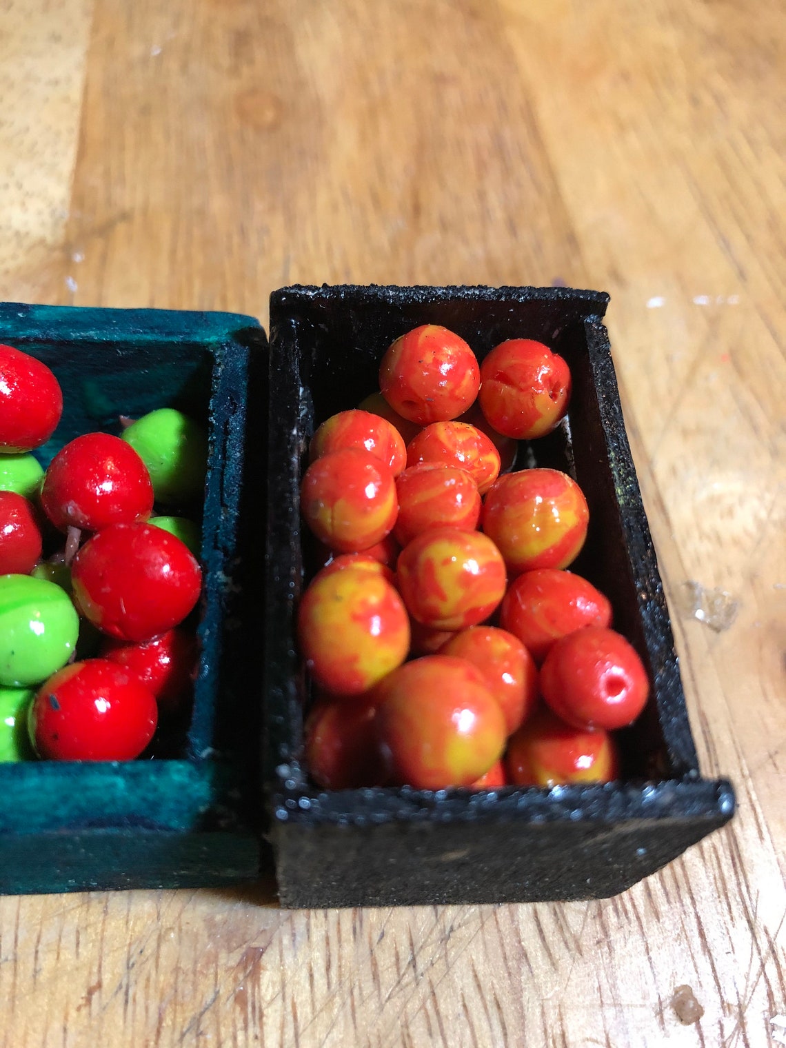 Dolls Miniature Fruit Boxes | Etsy