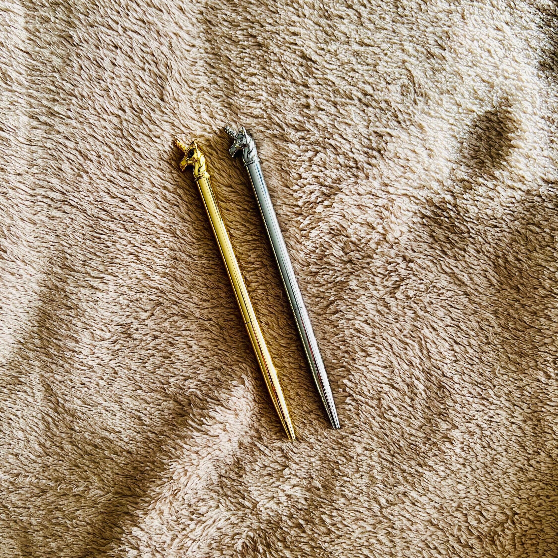 Unicorn Pen, Silver Unicorn Pen, Gold Unicorn Pen, Planner Accessories ...