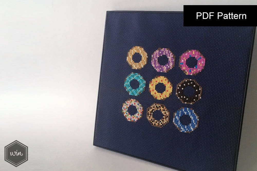 Donuts Stitch PDF Pattern - Etsy