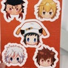 BSD Chibi Stickers | Atsushi | Akutagawa | Chuuya | Dazai - Etsy