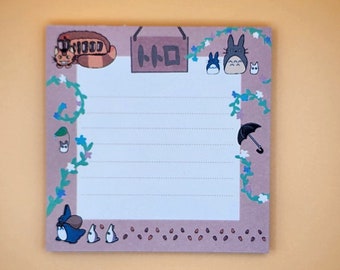 Totoro Stamped Small Cute Tiny Kawaii Notebook Anime Studio Ghibli ...
