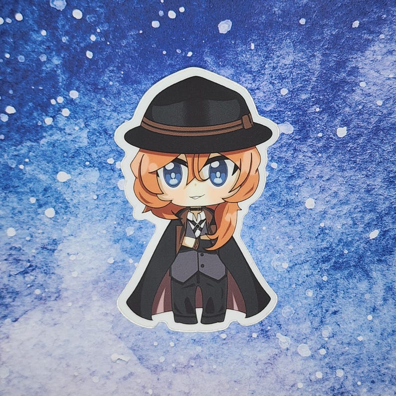 BSD Chibi Stickers | Atsushi | Akutagawa | Chuuya | Dazai - Etsy