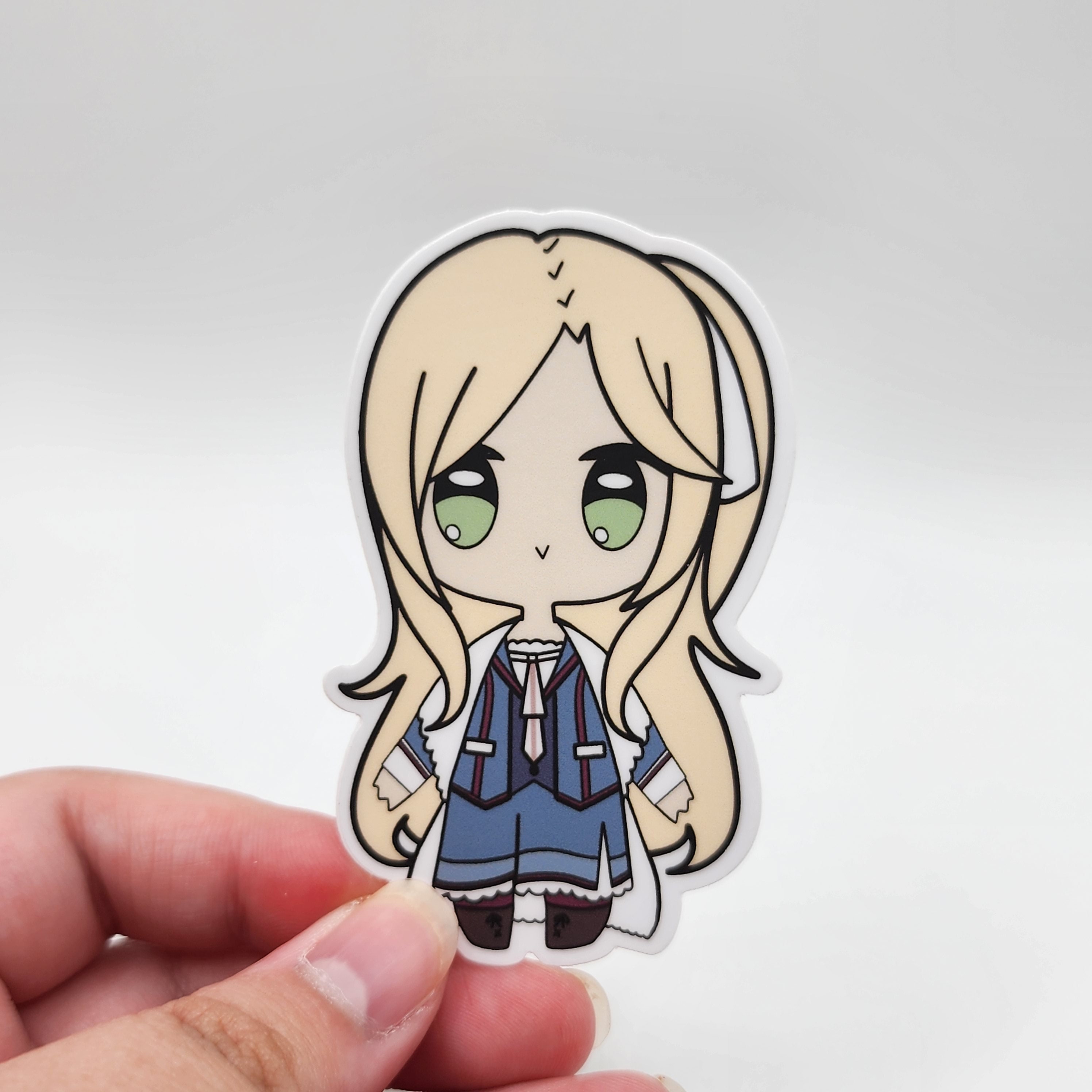 Cute Chibi Otome Girls Vinyl Stickers | Cardia | Lynette | Teuta ...