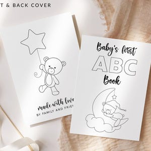 Blank Alphabet Book, Baby's First ABC Book, Baby's First Alphabet Book ...