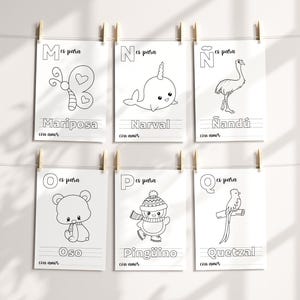 Mi Primer ABC De Animales, Animales A-Z, Alfabeto De Animales, Baby's ...