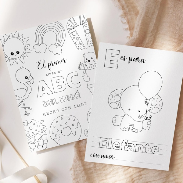 Babys First Bilingual Abc - Etsy