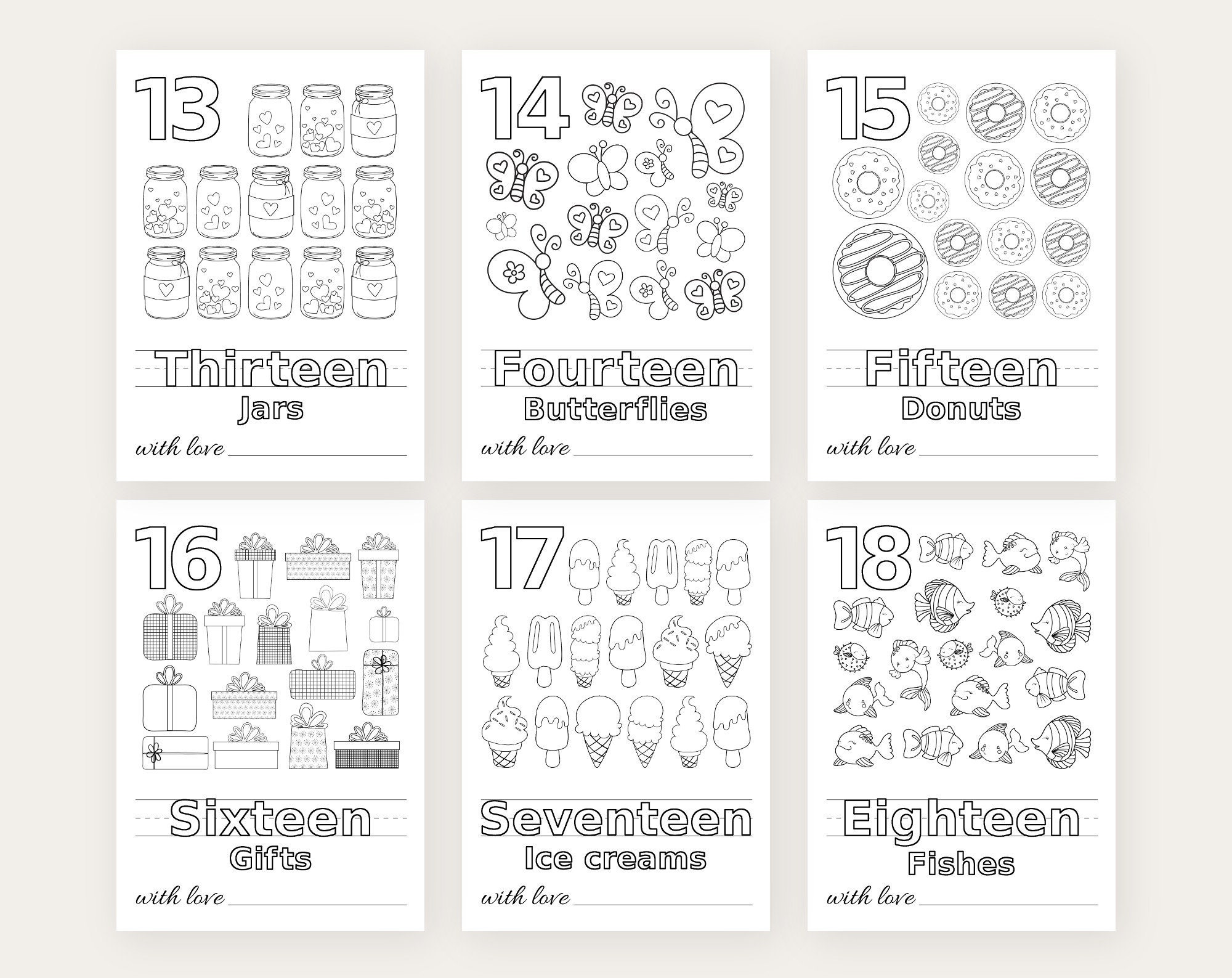 Baby's First 123 Book Baby Shower Numbers Book Baby - Etsy