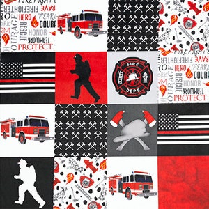 FIREFIGHTER MINKY SCARLET - Scarlet Fireman Minky - Firefighter Shannon ...