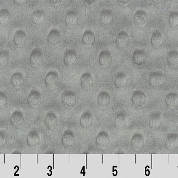 Gray Minky Fabric - Etsy