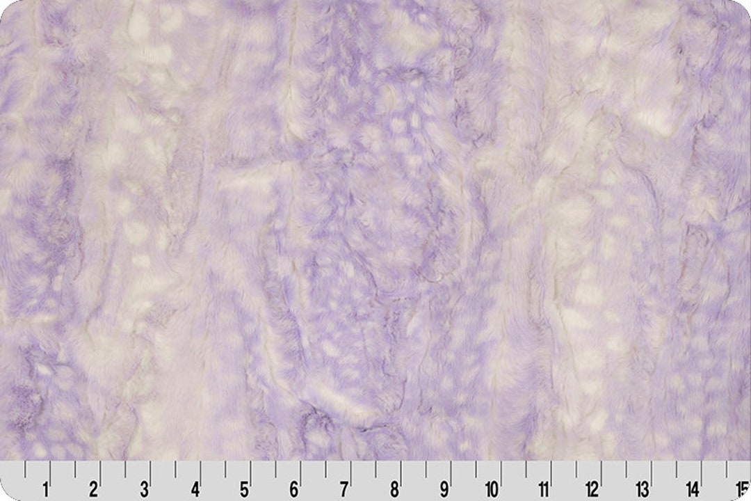 LAVENDER FAWN Luxe MINKY Fabric - Purple Shannon Luxe Cuddle Minky Fawn ...