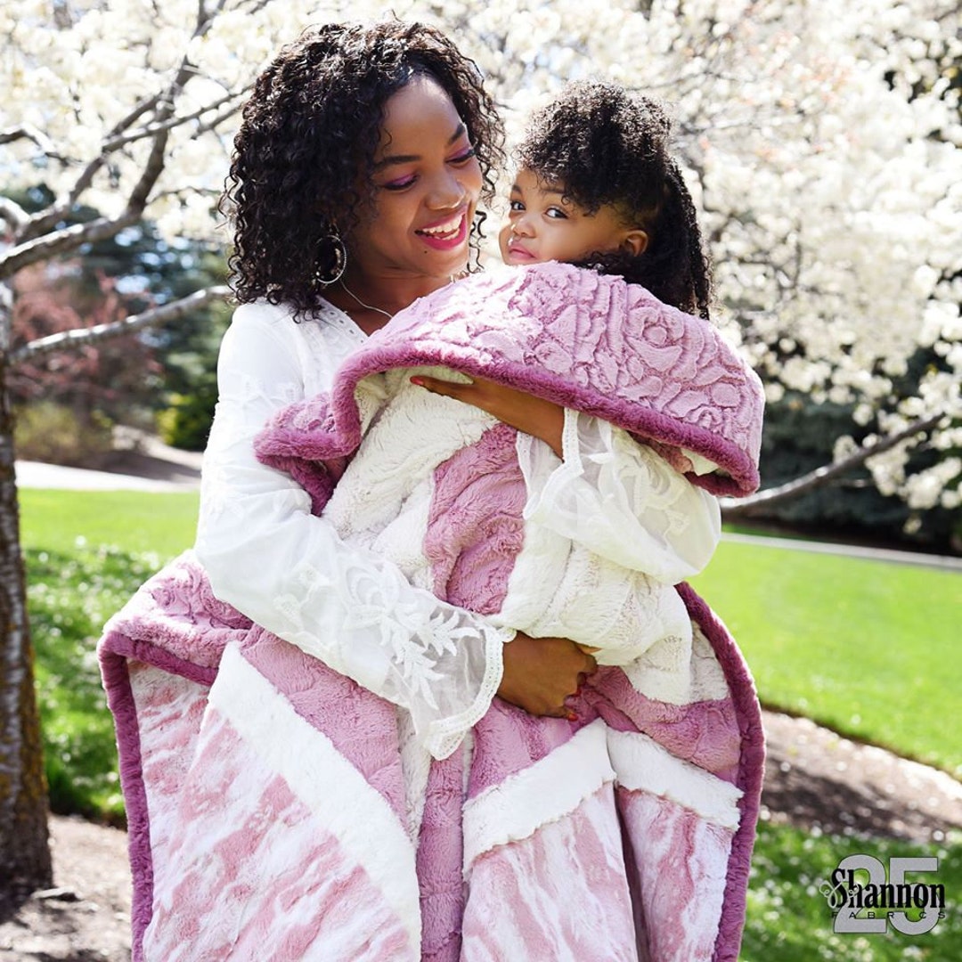 Rosalie Kit Shannon Minky 59" X 68" - Minky Blanket Kit Rosalie Quilt ...