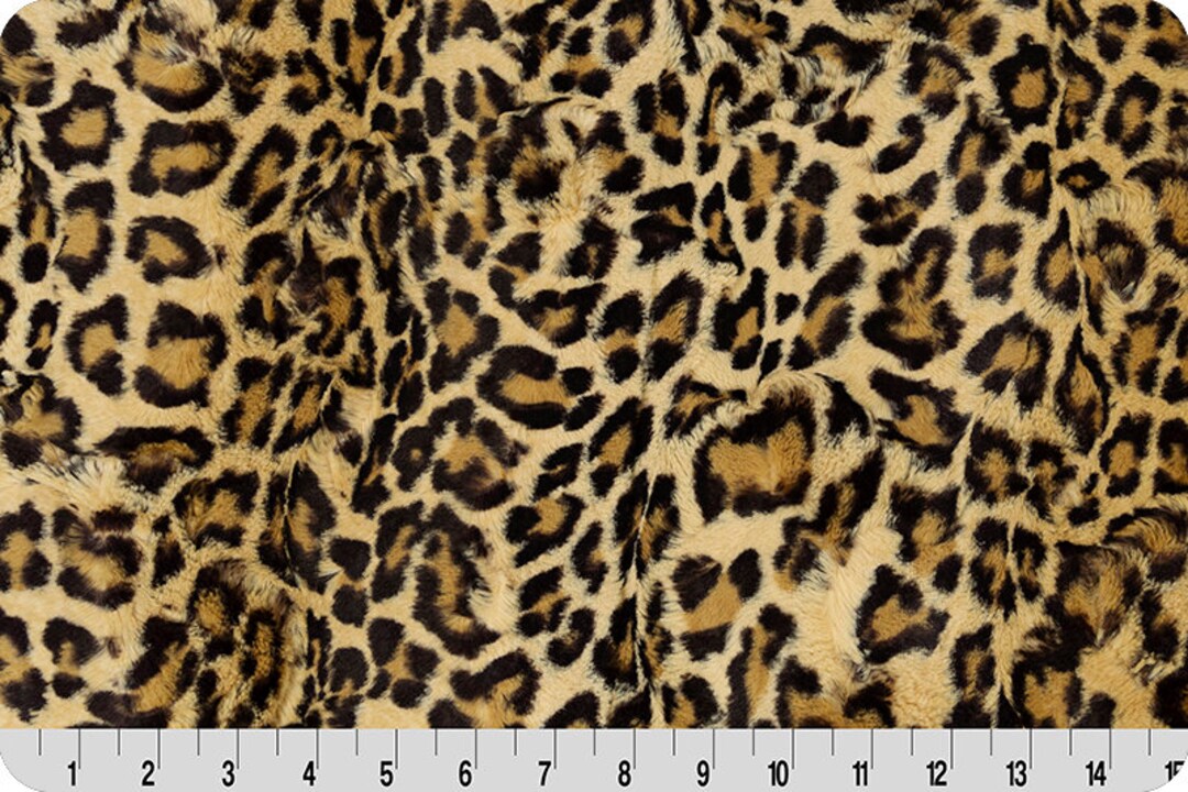 SAND LEOPARD MINKY - Shannon Luxe Cuddle Minky Sand Leopard - Camel ...