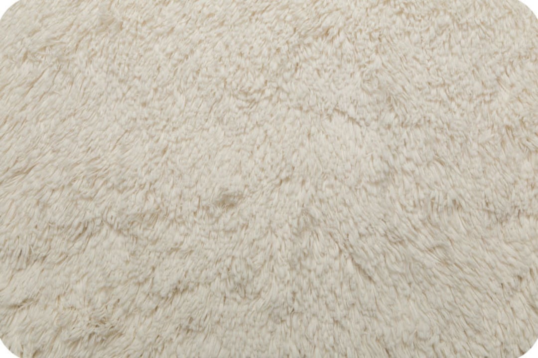 IVORY SHAGGY MINKY - Shannon Luxe Cuddle Minky Ivory Shaggy - Shaggy ...