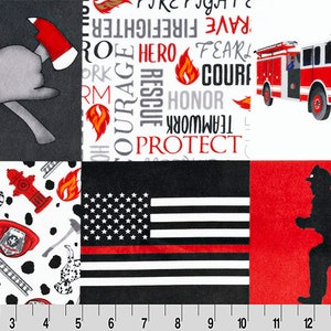 FIREFIGHTER MINKY SCARLET - Scarlet Fireman Minky - Firefighter Shannon ...