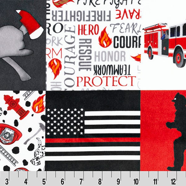 Fireman Fabric - Etsy