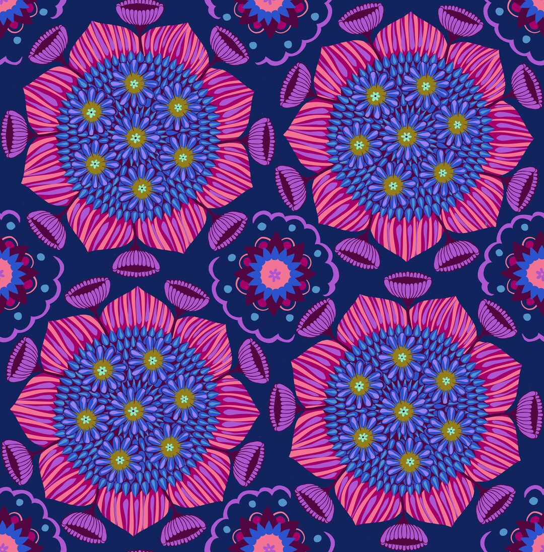 Anna Maria Horner Wideback Quilt Fabric-108 Wide Fabric Brave Surprise ...