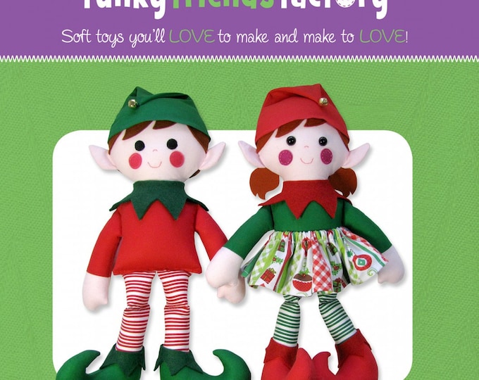 Edward Edwina Elf Pattern - Funky Friends Factory Pattern (not Digital ...