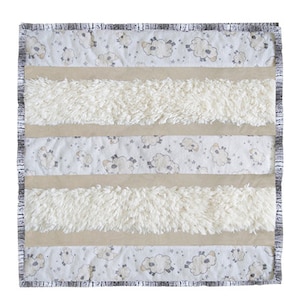 Shannon Cuddle KIT - 27"x27" Love Ewe Kit Wee Ones - Beige Yellow Lamb ...