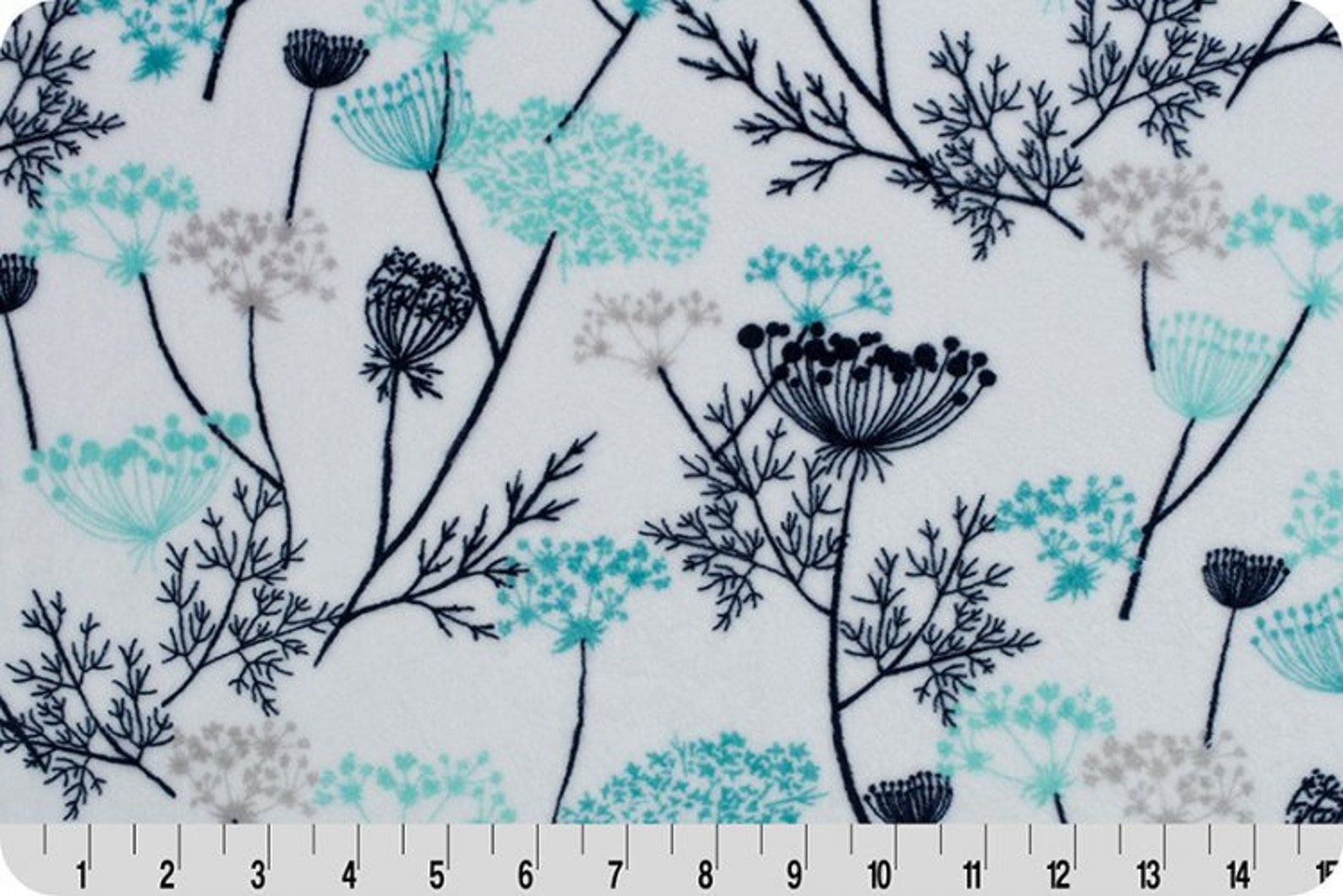 QUEEN Annes LACE Teal Minky Shannon Cuddle Minky Teal - Etsy