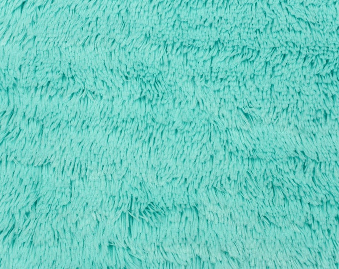 SALTWATER SHAGGY MINKY - Shannon Luxe Cuddle Minky Saltwater Shaggy ...