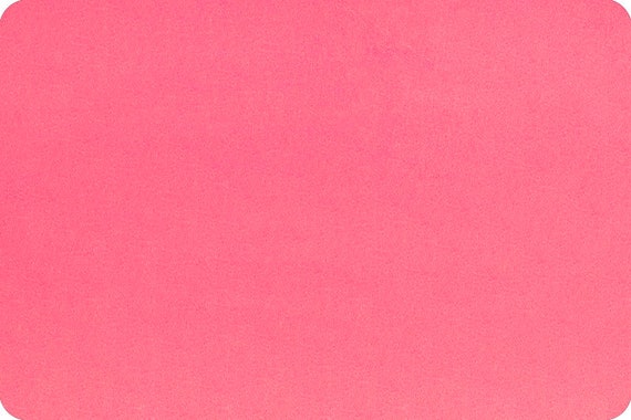 HOT PINK CUDDLE 3 Minky Fabric Hot Pink Shannon Cuddle3 Hot - Etsy