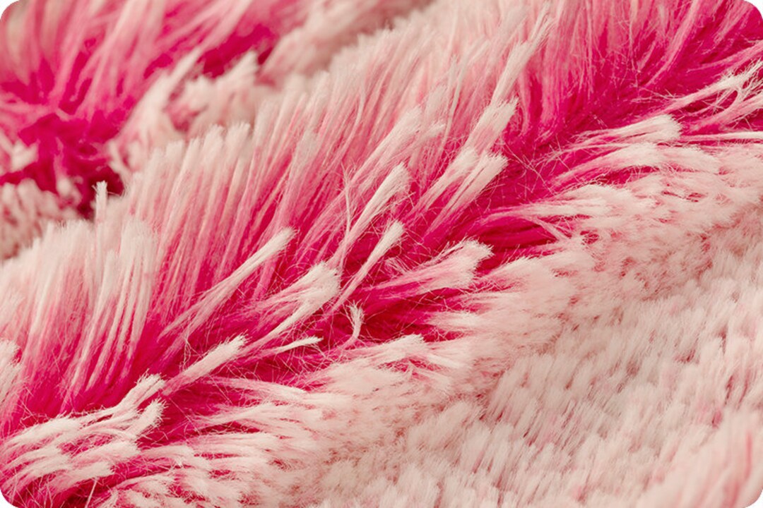 FROSTED SHAGGY Carnation Snow Minky Shannon Luxe Cuddle - Etsy