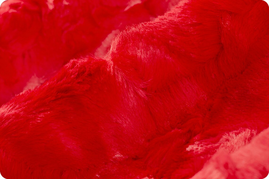 SALSA GALAXY Luxe Minky Fabric Red Shannon Luxe Cuddle Minky | Etsy