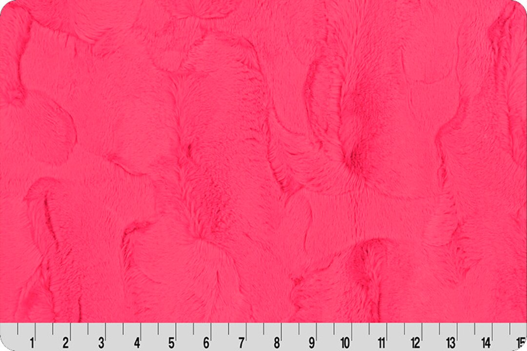 DIVA HIDE - NEON Pink Shannon Luxe Cuddle Minky Diva Hide - Neon Pink ...