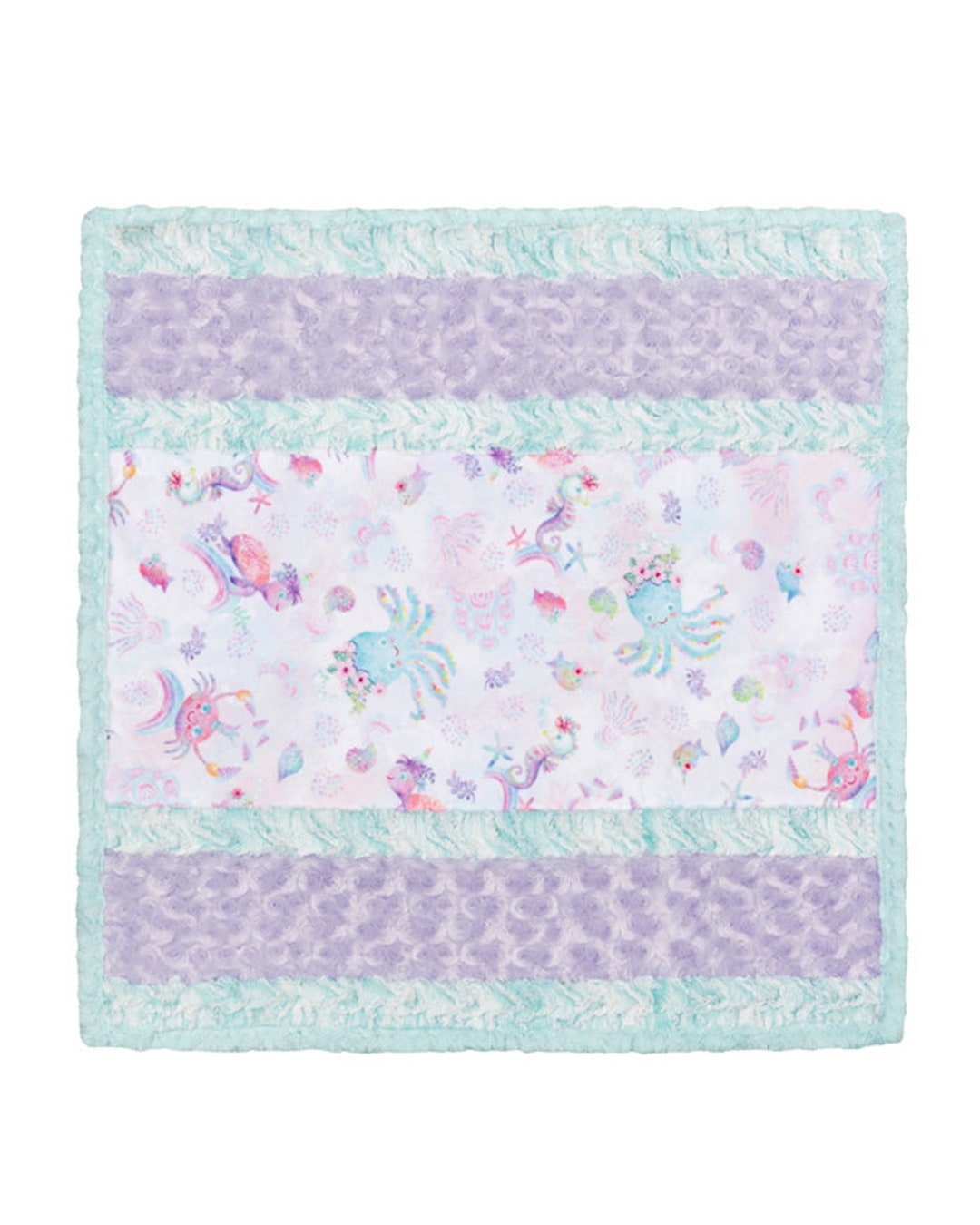 MAKE a SPLASH Shannon Cuddle KIT - 27"x27" Ocean Sea Kit Wee Ones ...