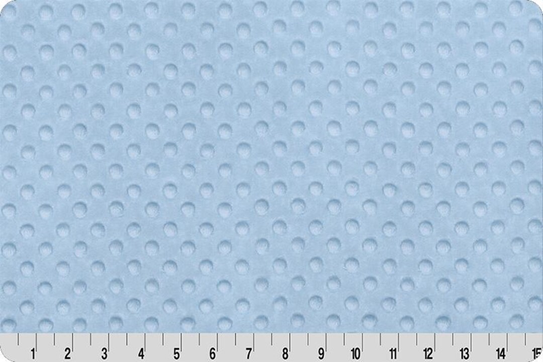 BABY BLUE DIMPLE Minky - Shannon Cuddle Minky - Dimple Dot Minky - Baby ...