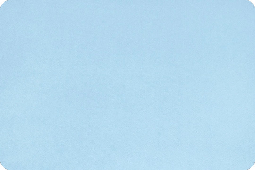 BABY BLUE CUDDLE 3 Blue Minky Fabric - Baby Blue Shannon Cuddle3 Blue ...