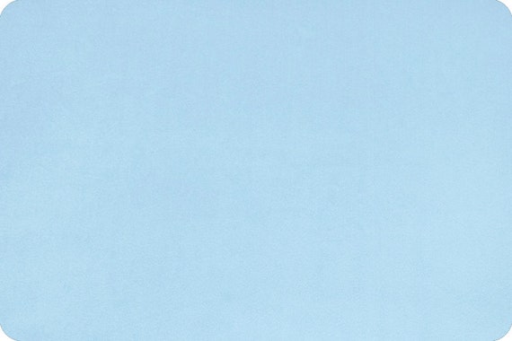 BABY BLUE CUDDLE 3 Blue Minky Fabric Baby Blue Shannon - Etsy